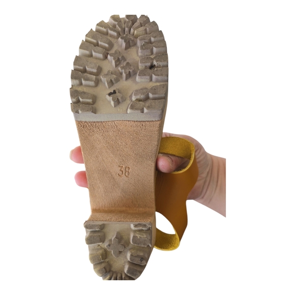 MIA | Shoes | Mia Abba Abby Leather Swedish Clogs Mustard Yellow ...